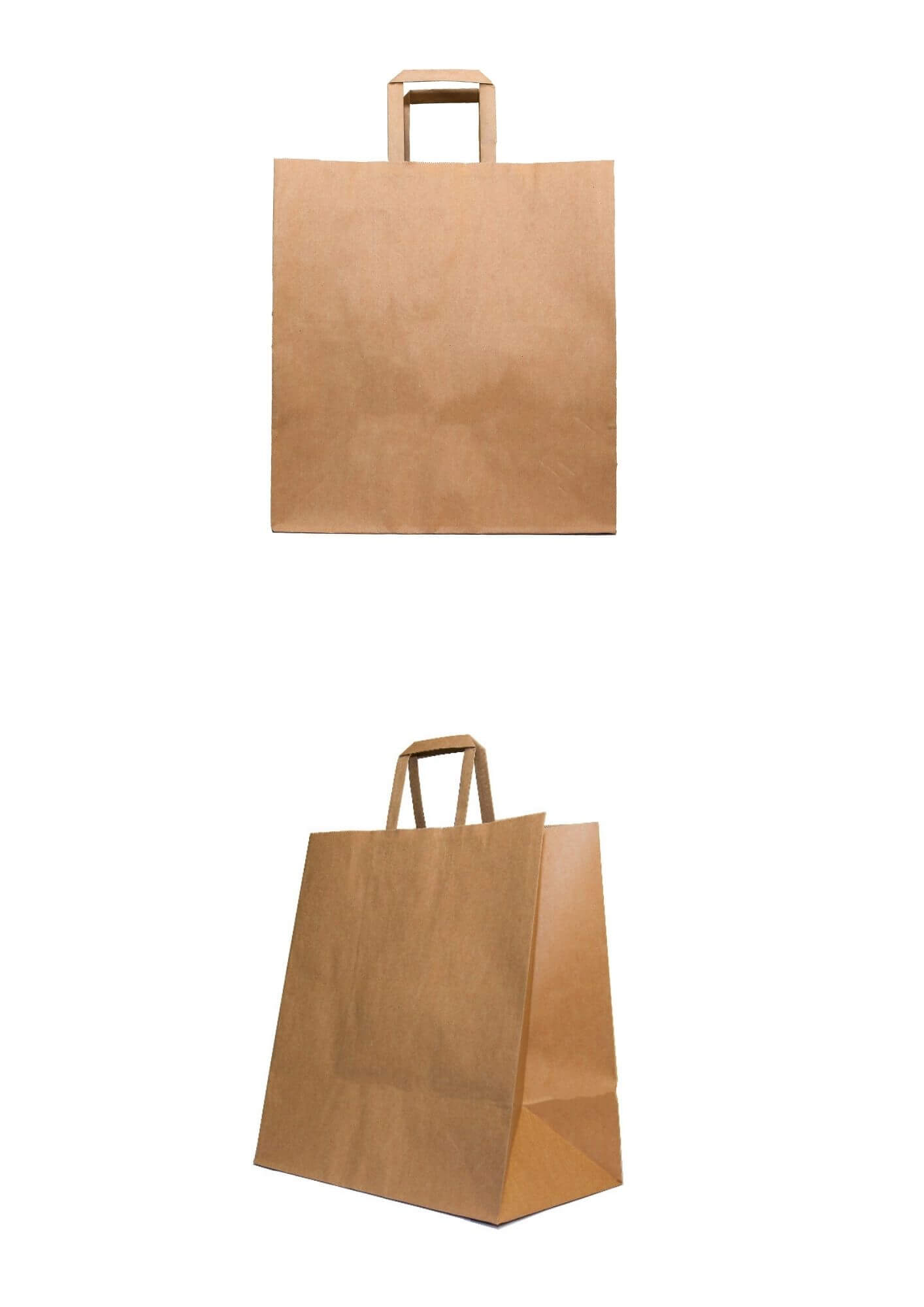 Flat Handle Paper Bags | Max Packaging | FSC ® licensed